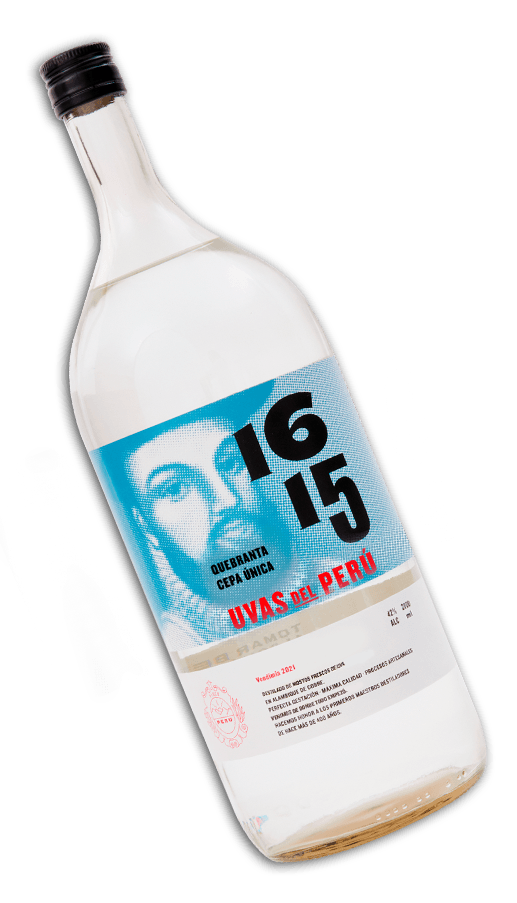 1615 Destilado De Uva Puro Quebranta 2 Lts