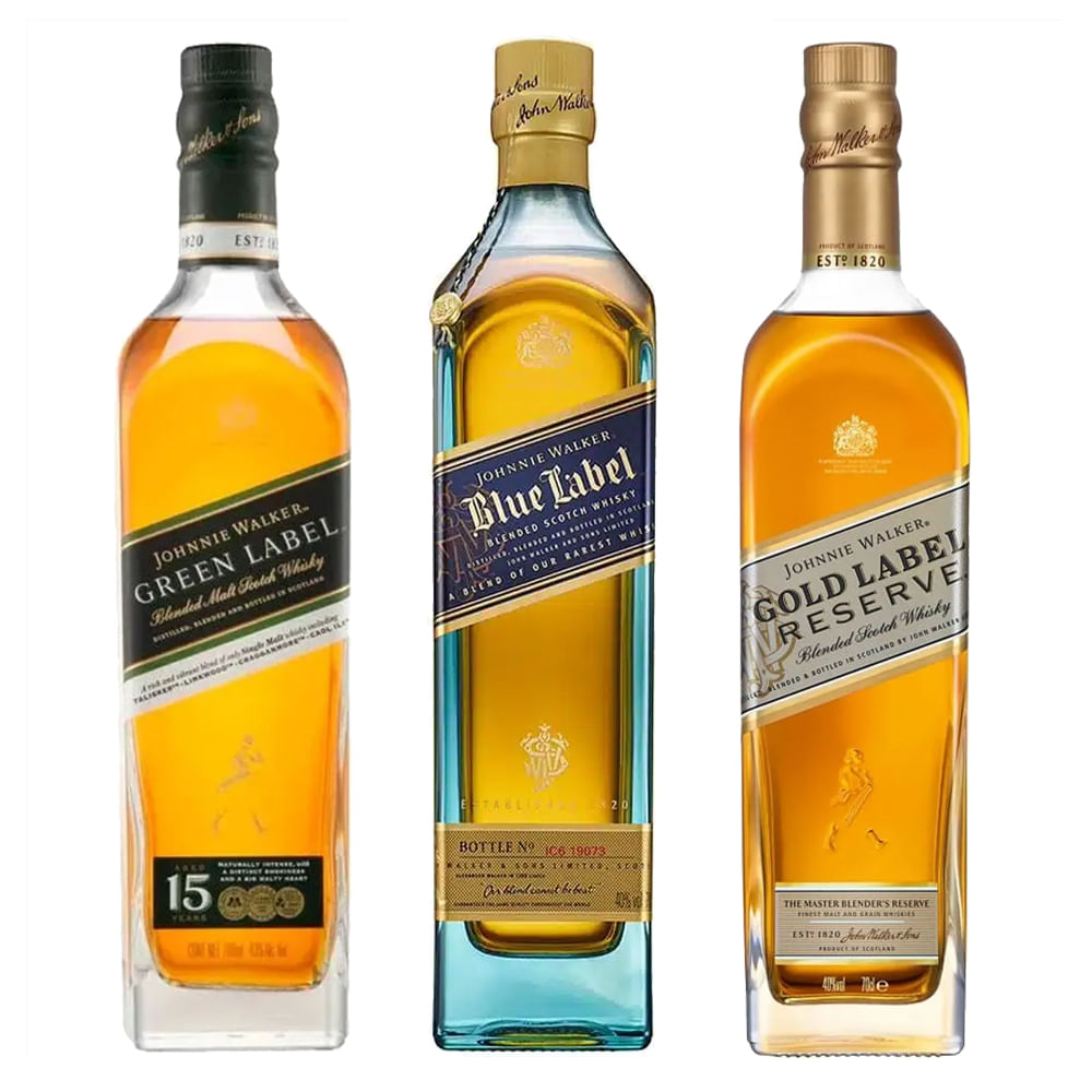 Pack Johnnie Walker x3 Botellas
